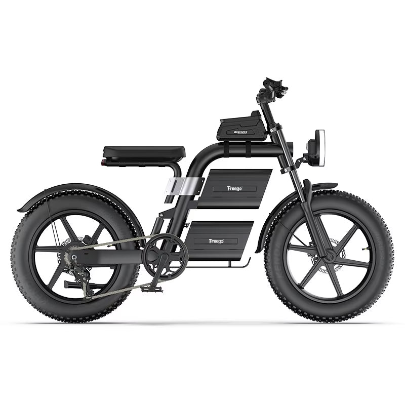 Freego E20 Dual Battery Electric Bike | 3000W, 43MPH, 20" x 4" Fat ...