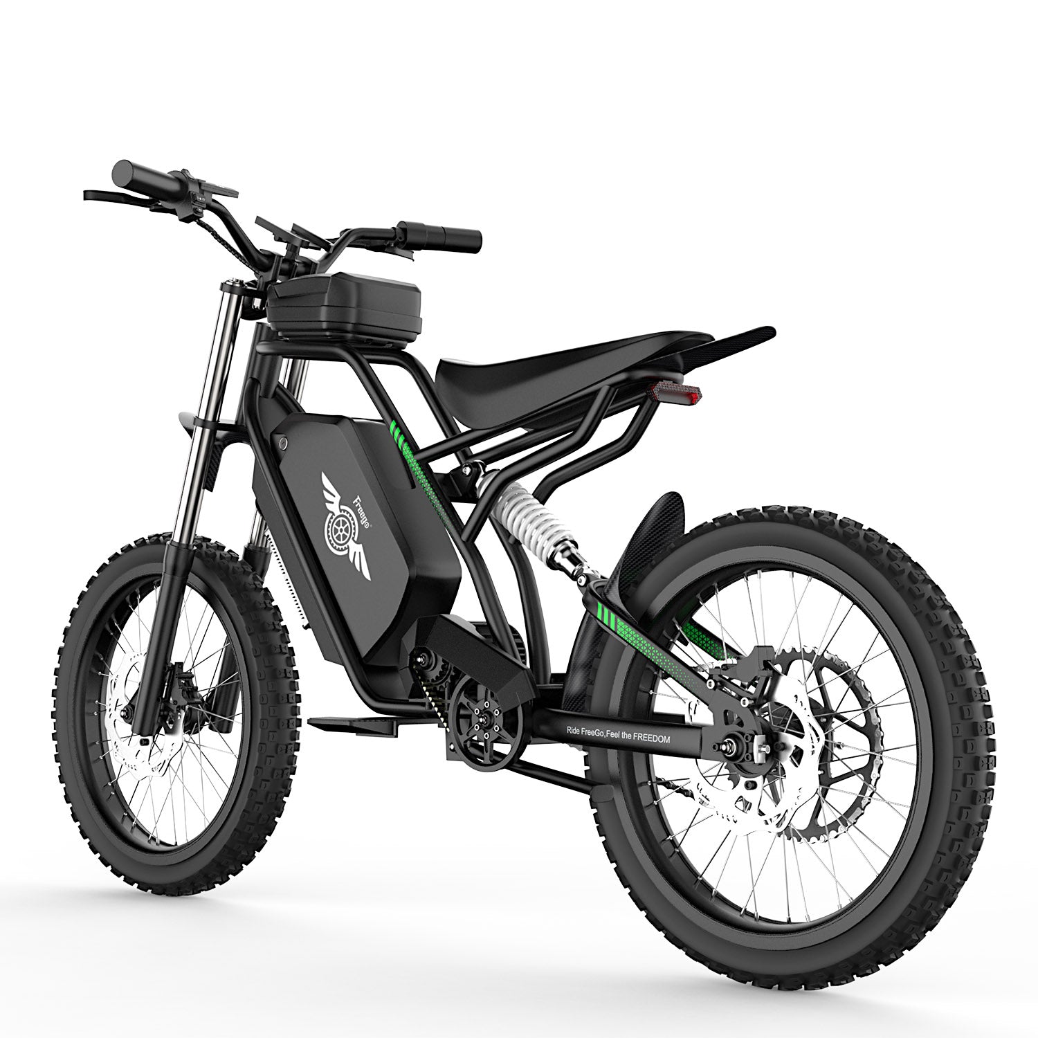 Freego Nova 3 Mid-Drive Dirt Electric Bike | 3000W, 60V 25Ah, 40MPH ...